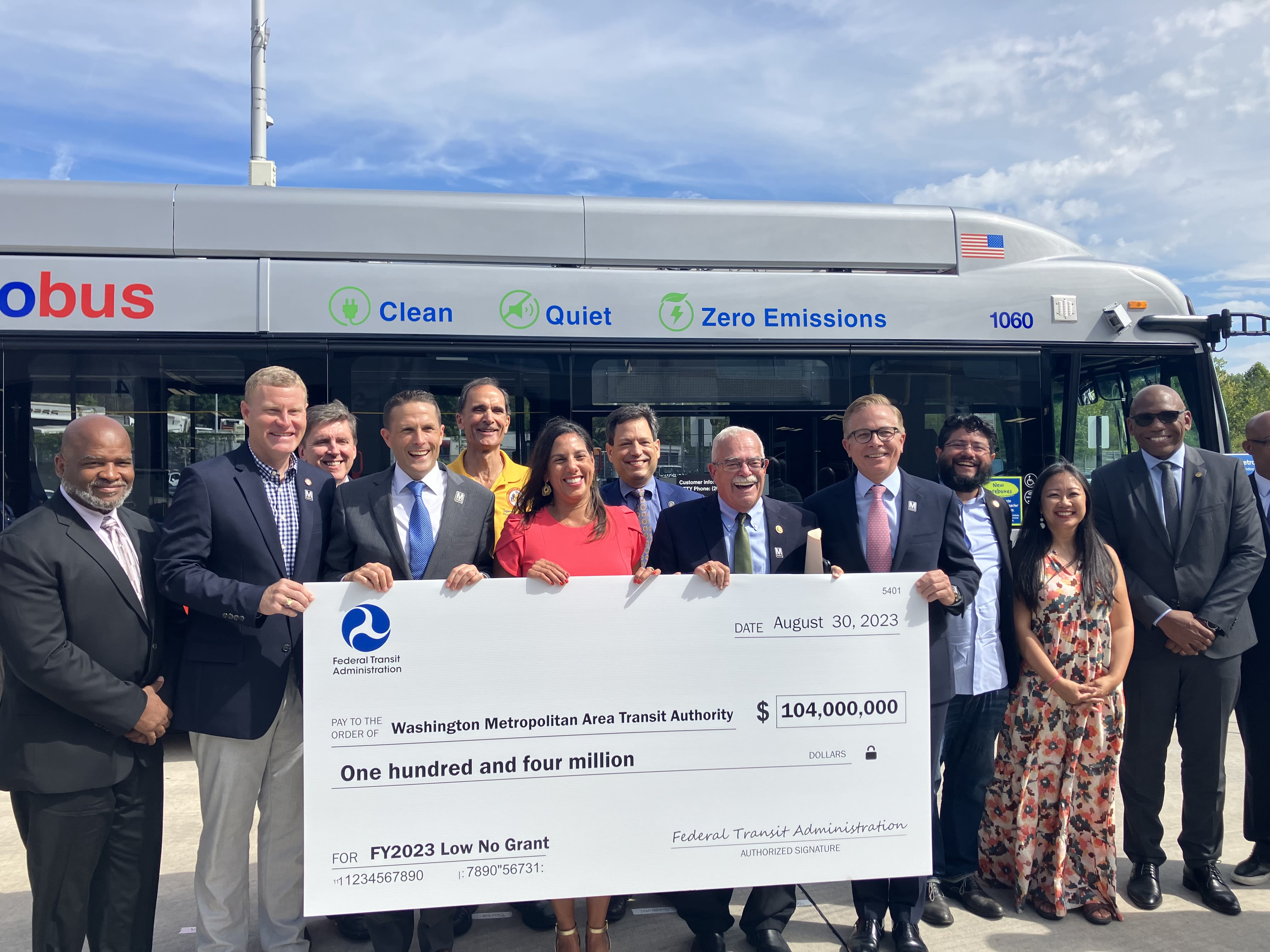 FTA Delivers Grant to Convert WMATA’s Cinder Bed Bus Garage | Metro