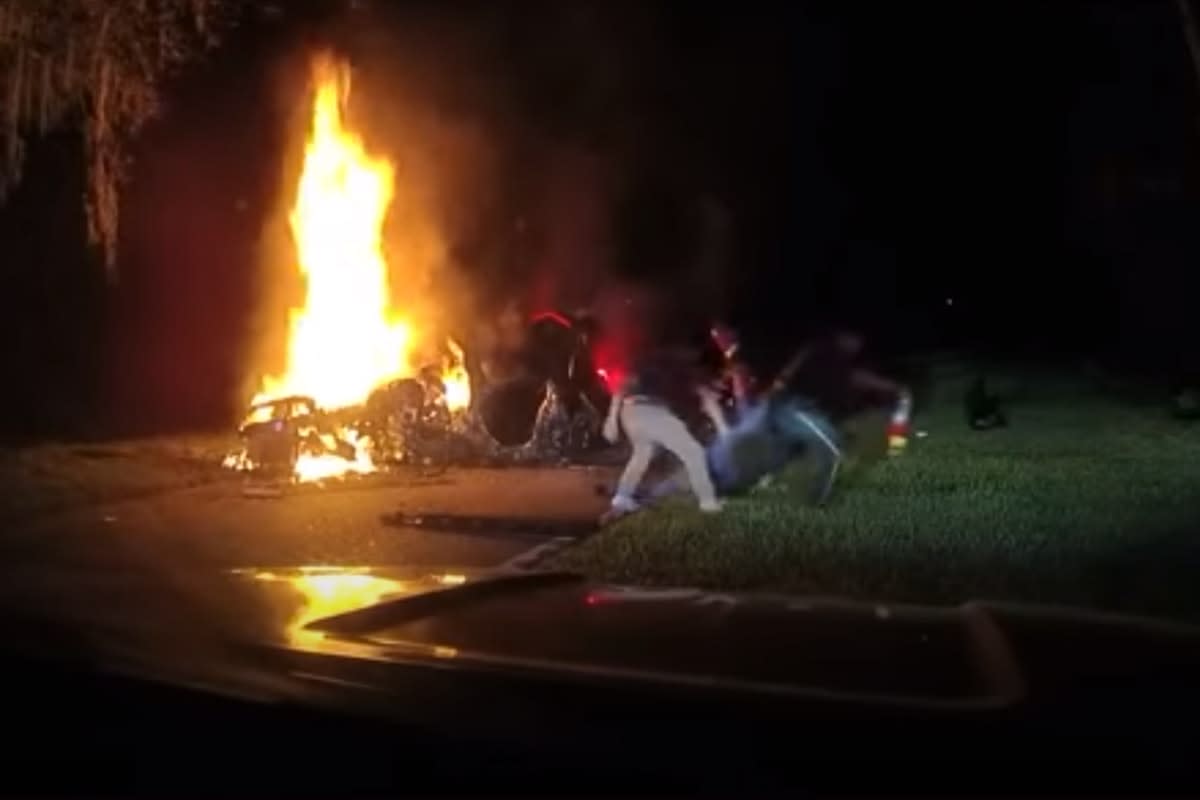 Training Reminders from Florida Deputies' Vehicle Fire Rescue | Police ...