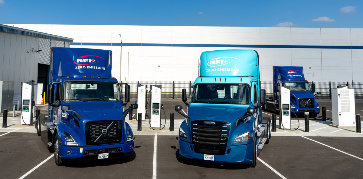 How NFI Deployed 50 Battery-Electric Trucks in California | Heavy Duty ...