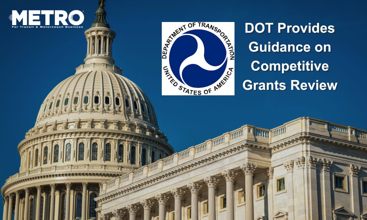 US DOT Gives Guidance on Competitive Grants | Metro