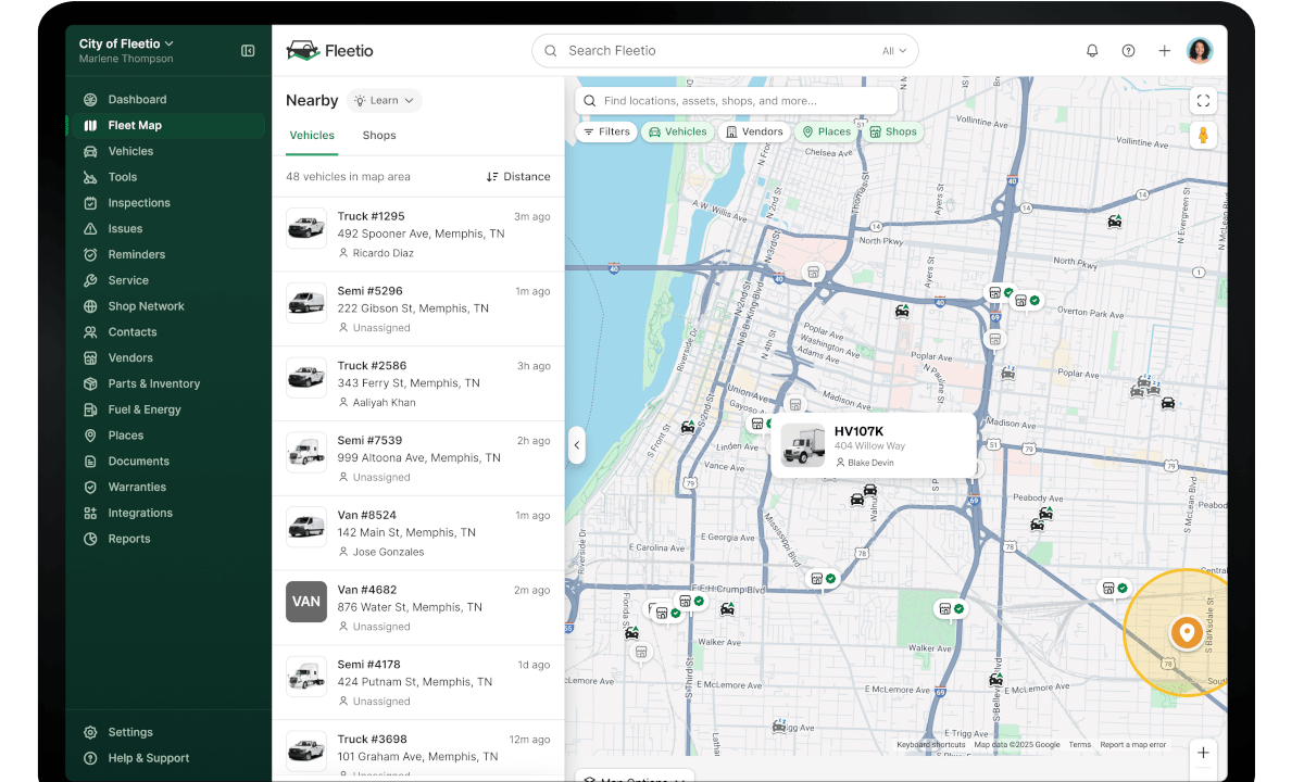 Fleetio Launches Fleet Map to Reduce Downtime & Improve Maintenance ...