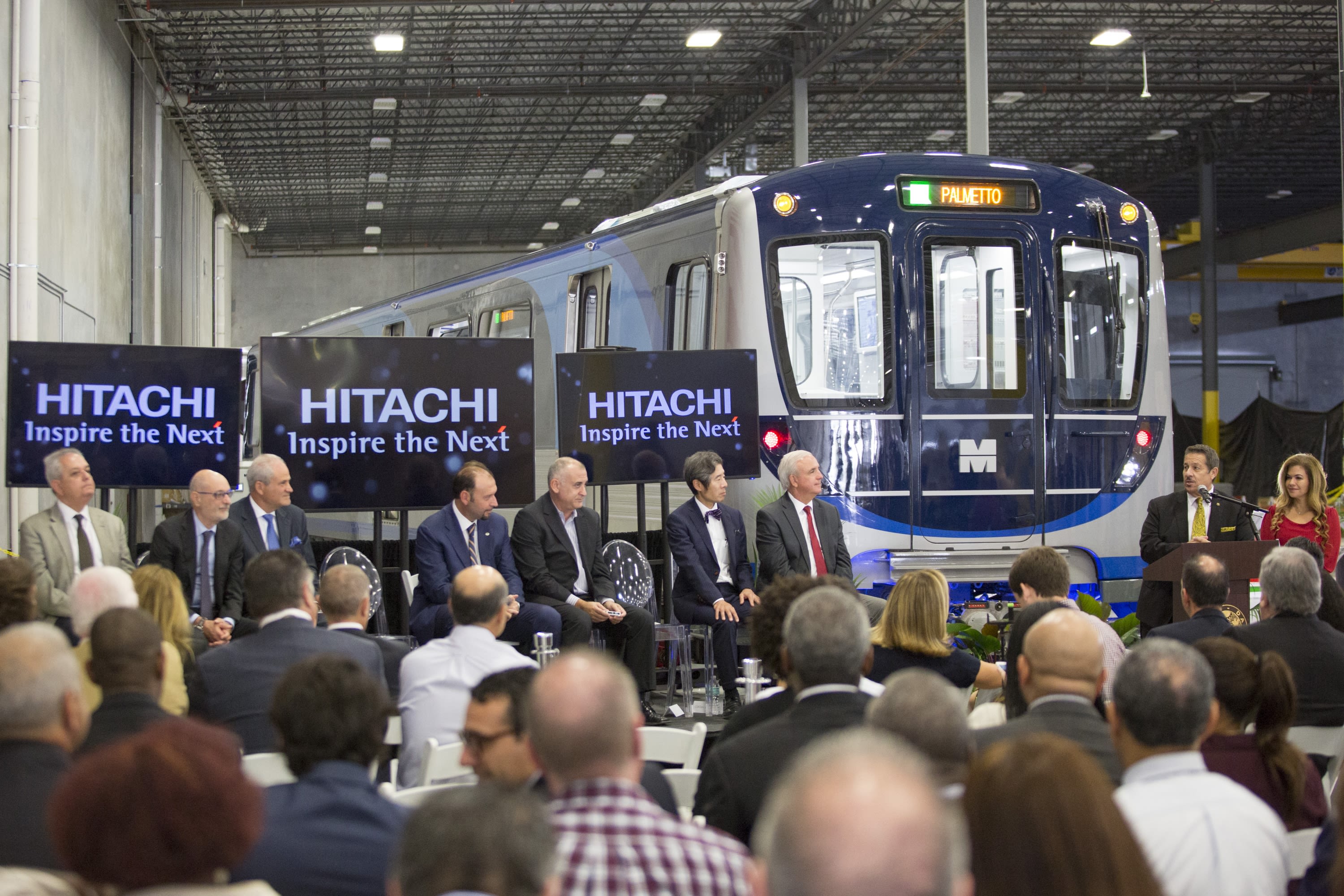 First Hitachi-made rail vehicles for Miami-Dade unveiled | Metro