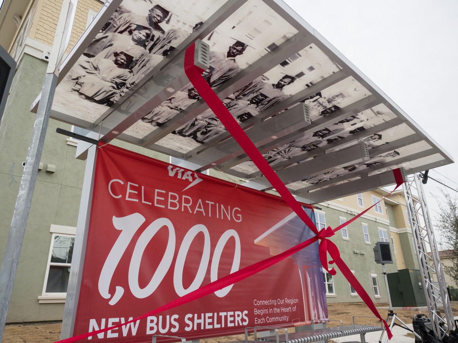 San Antonio's VIA celebrates 1,000th bus stop improvement | Metro