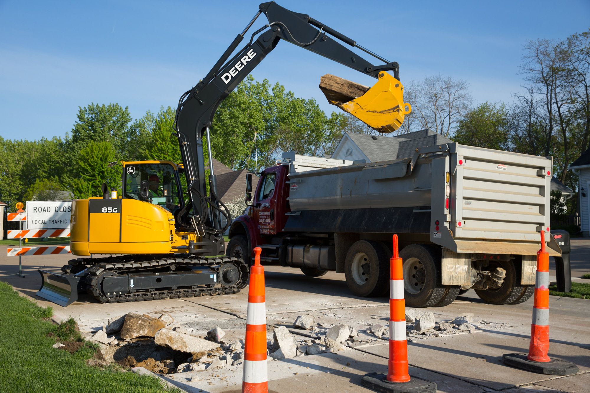 75G and 85G Reduced Tail-Swing Excavators | Government Fleet
