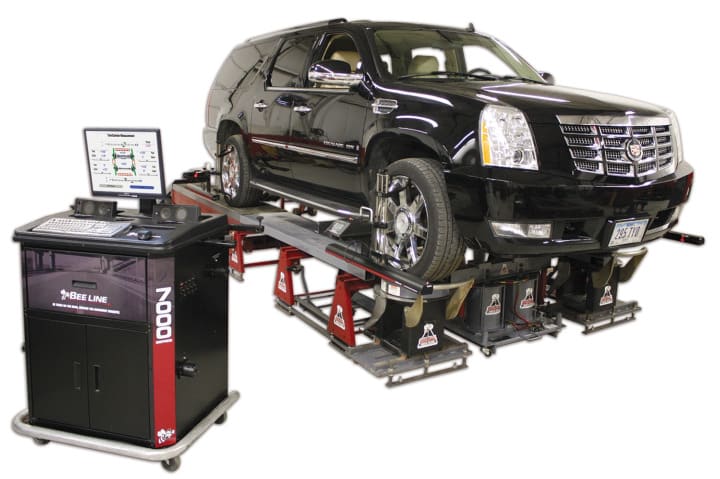 LC7080 Heavy-Duty and Automotive Laser Guided Computer Wheel Alignment ...