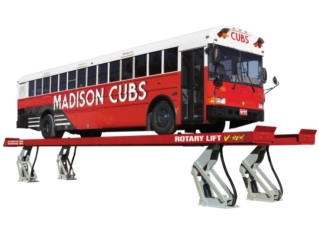 Rotary Lift Unveils New Vertical Rise Platform Lift | School Bus Fleet