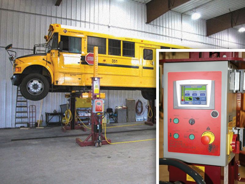 Color touchscreen control | School Bus Fleet