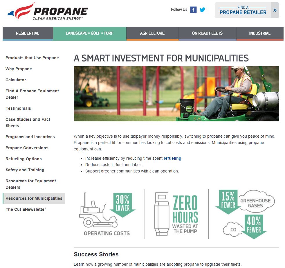 PERC Launches Online Propane Resource for Municipalities | Government Fleet