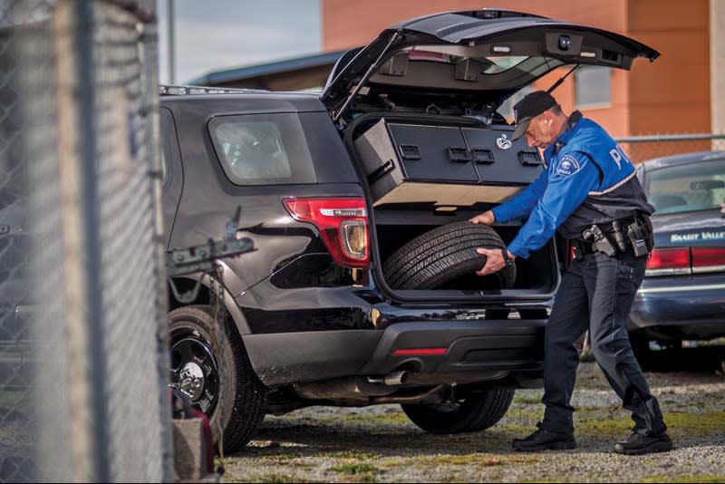 Ford Explorer Storage Cabinets | Government Fleet
