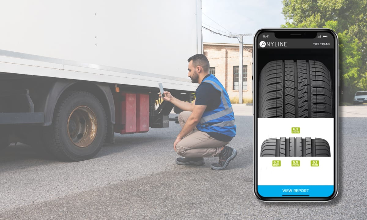 Anyline Commercial Tire Tread Scanner Uses AI | Heavy Duty Trucking