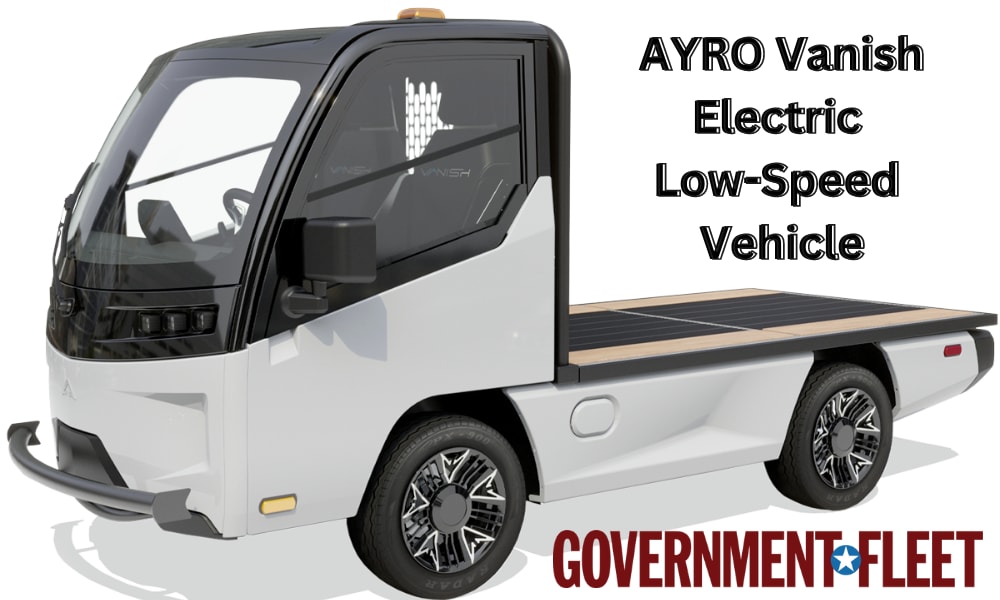 Lightweight AYRO Electric Utility Vehicle Maximizes Payload Capacity ...