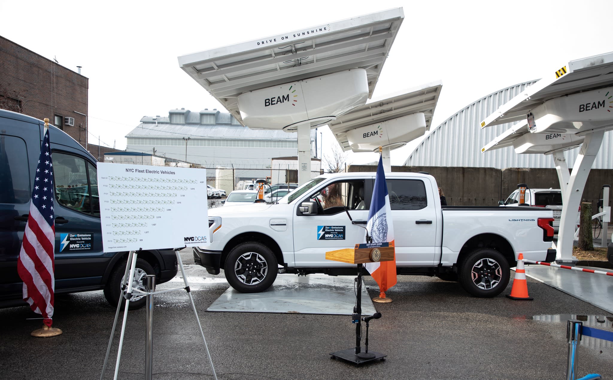 NYC DCAS Adds 71 Solar EV Chargers to Power Fleet | Government Fleet