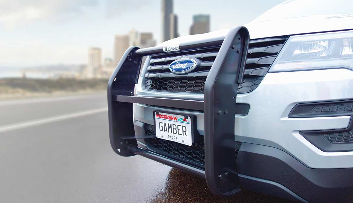 Gamber-Johnson Offers Aluminum and Steel Push Bumpers | Government Fleet