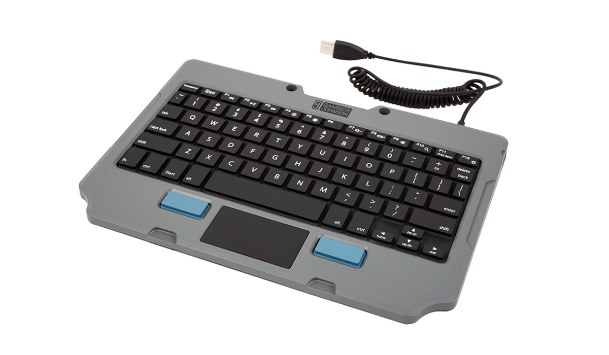 Gamber-Johnson Introduces Rugged Lite Keyboard | Government Fleet
