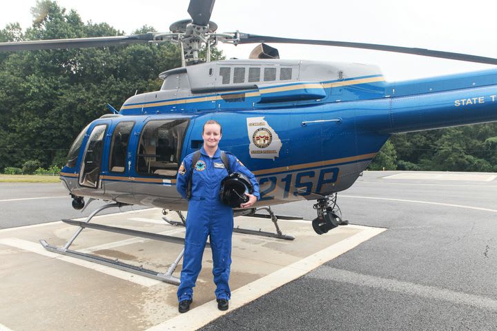 Georgia State Patrol Presents Wings to First Female Pilot | Government ...