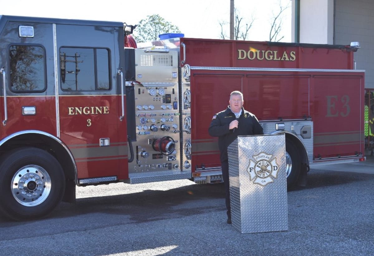 Georgia Fire Department Has First "Push-In" Ceremony | Government Fleet