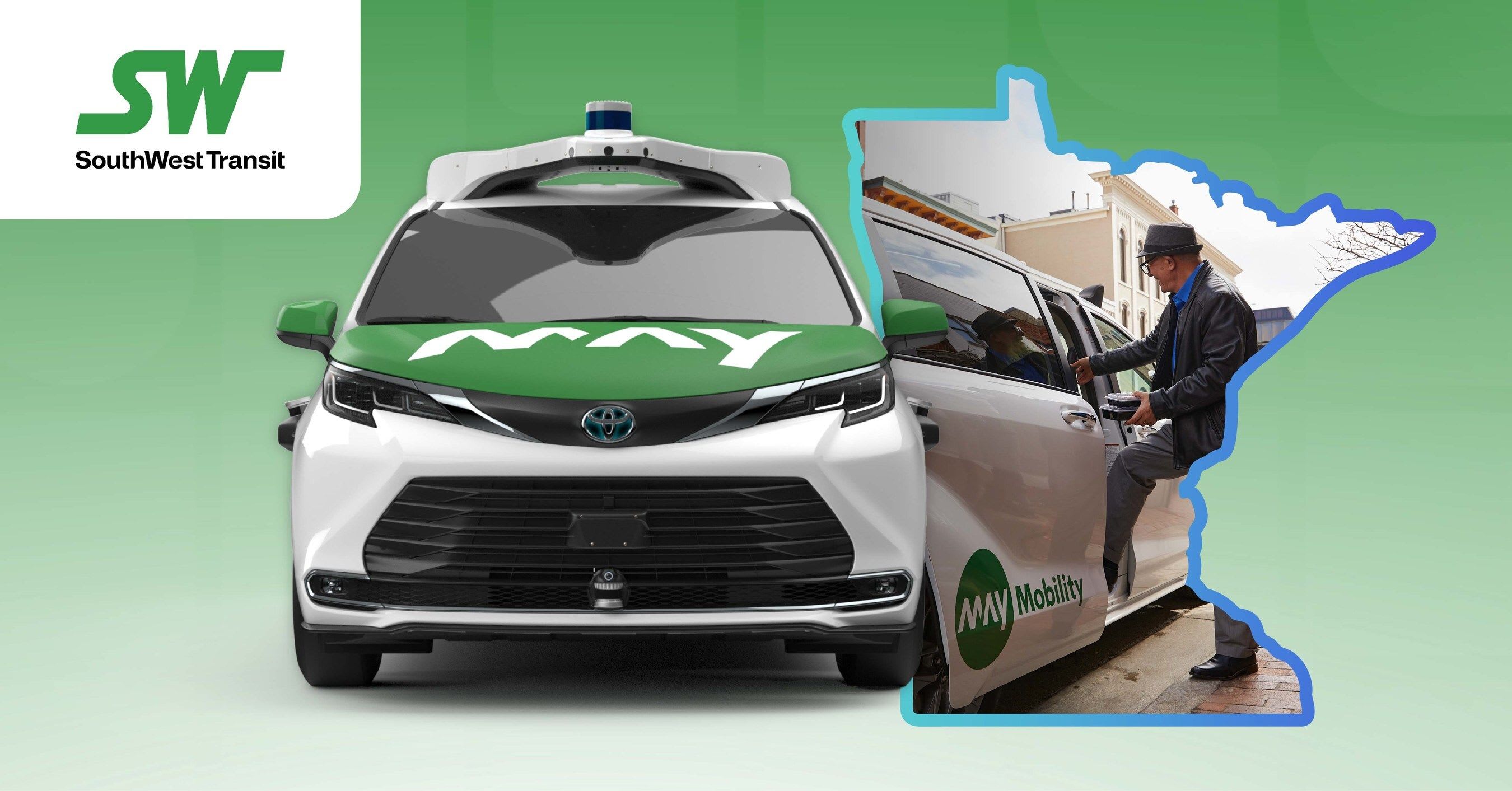SouthWest Transit, May Mobility Team for AV Microtransit Program | Metro