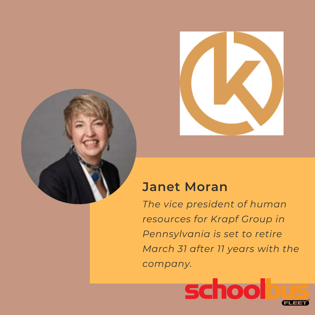 Krapf Group Human Resources VP Plans March Retirement | School Bus Fleet