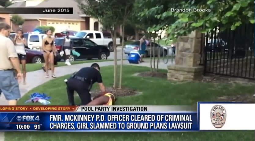 Video: Grand Jury Says No Charges for Texas Officer in Pool Party ...