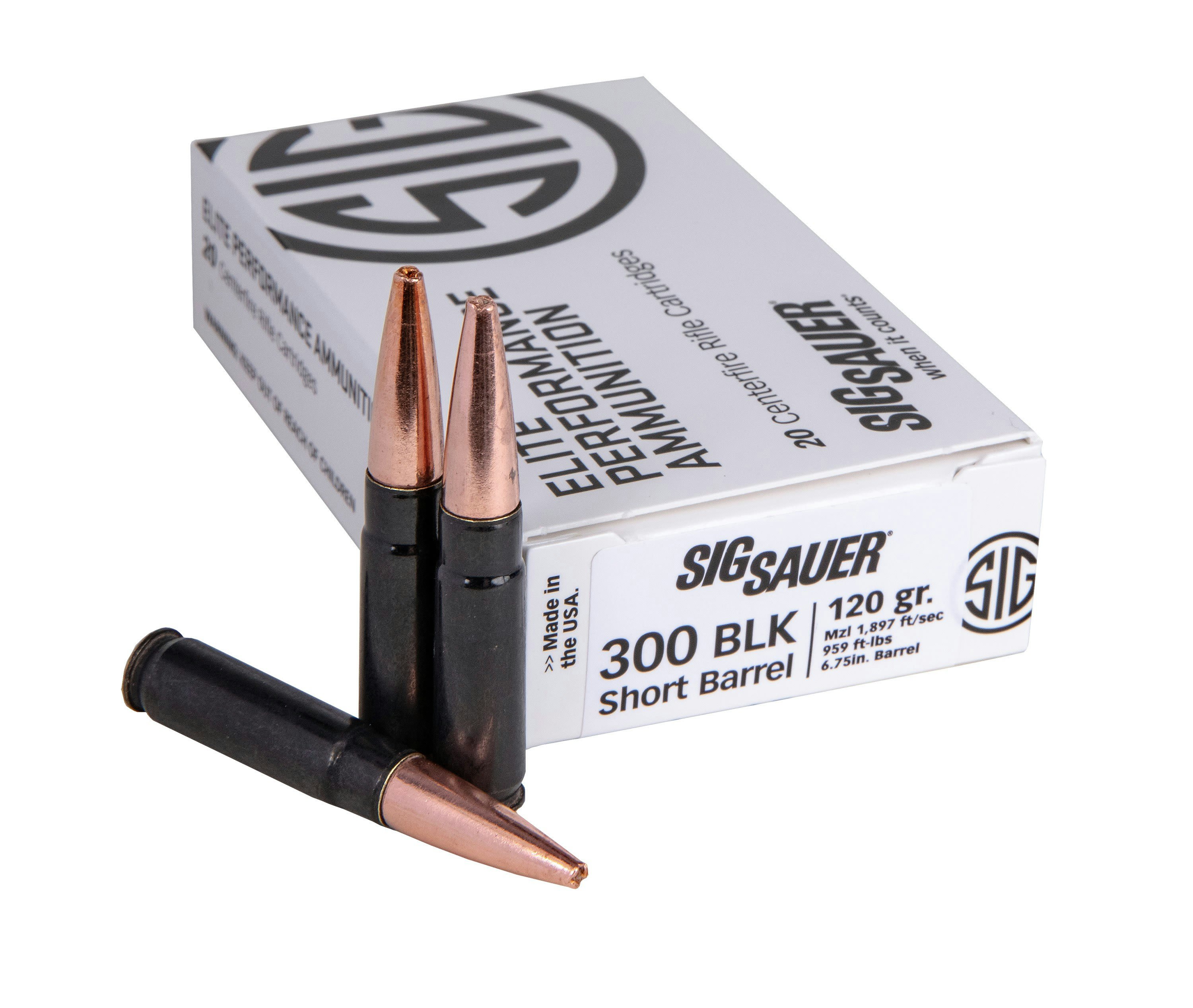SIG Sauer Introduces Supersonic 300BLK SBR Elite Copper Duty Ammo ...