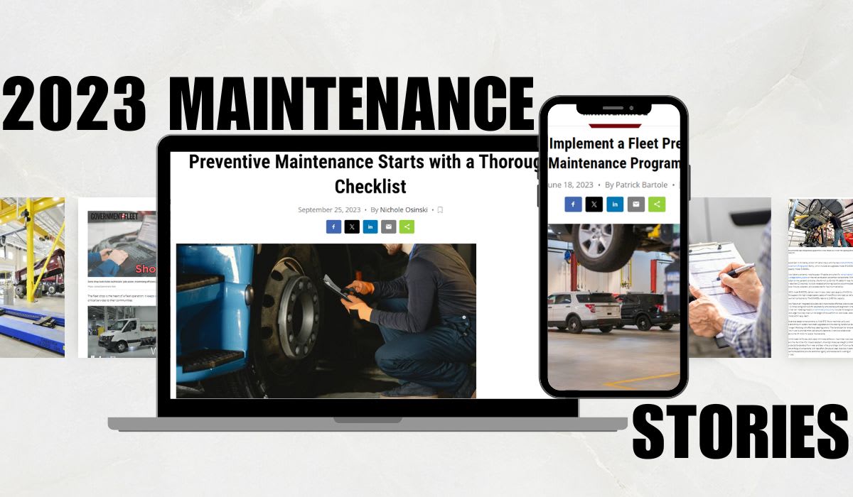 Top 10 Maintenance Articles of 2023 | Government Fleet