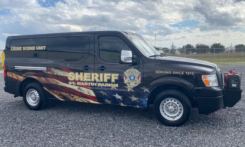Louisiana Sheriff's Office Converts Transport Van to Crime Scene Unit ...