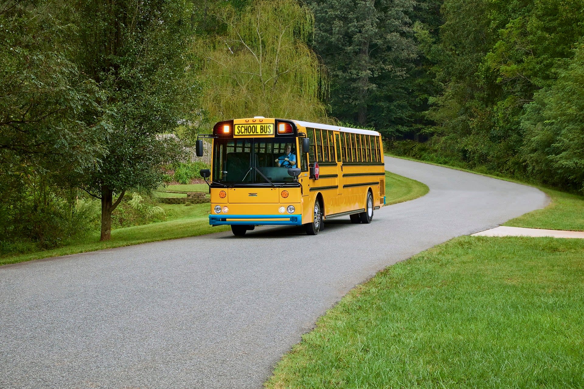 Thomas Built Buses Unveils Its First Electric Type D Bus | School Bus Fleet