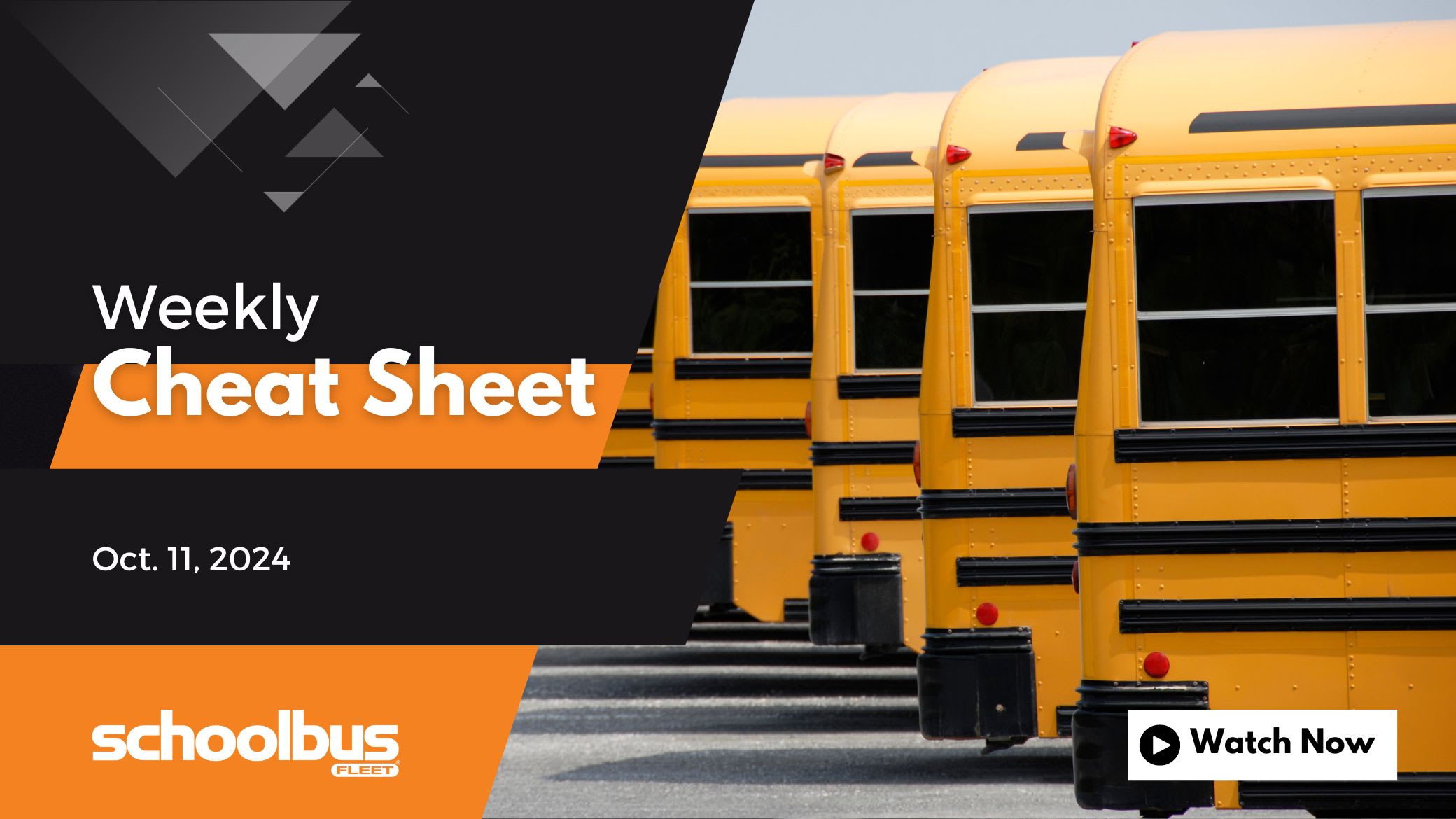 School Transportation Cheat Sheet [October 11, 2024] | School Bus Fleet
