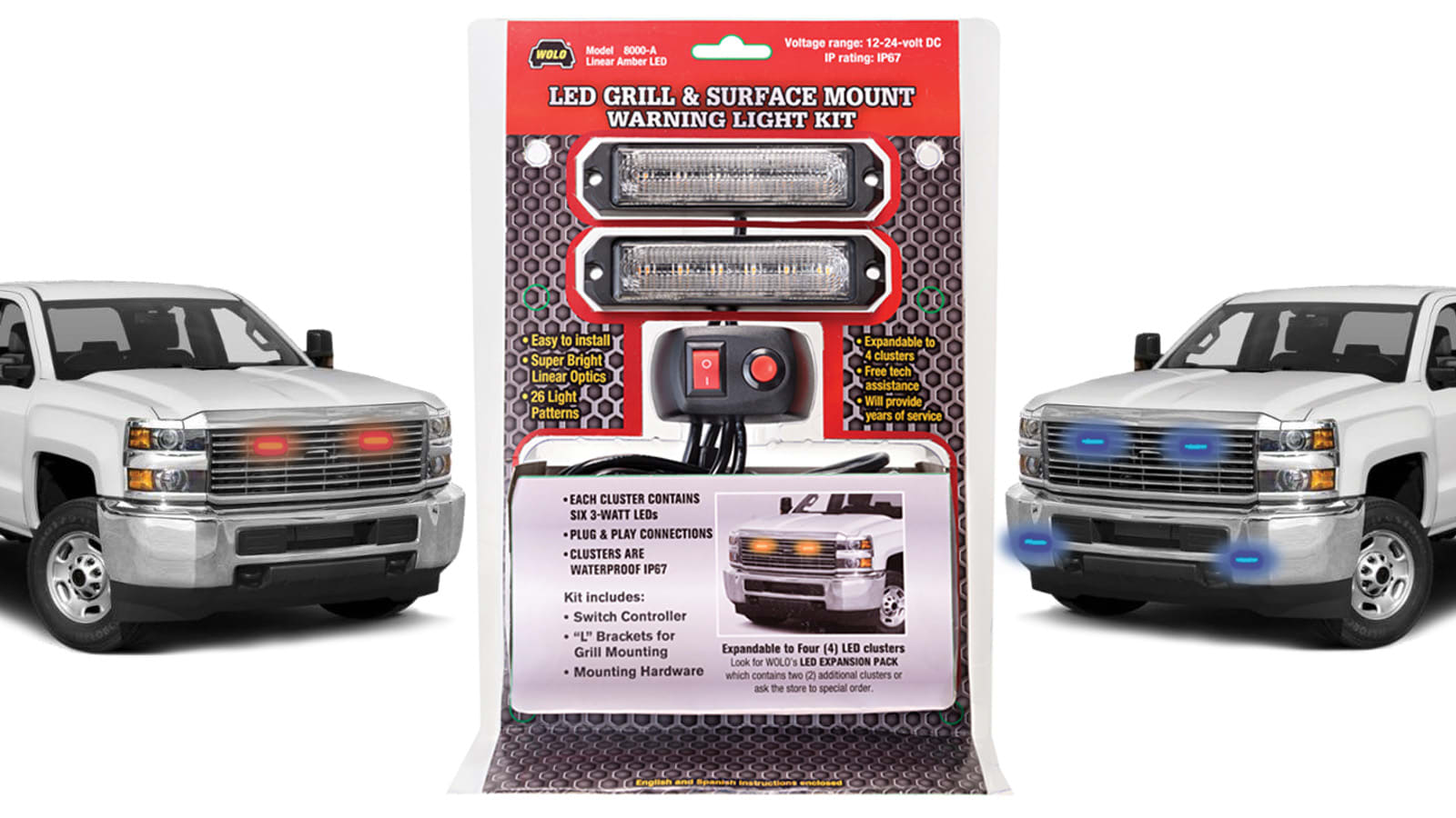 Wolo Warning Light Kit Offers High Visibility in all Weather ...